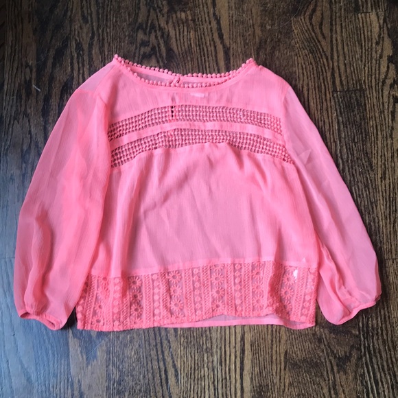 Garage | Tops | Garage Pink Light Top | Poshmark